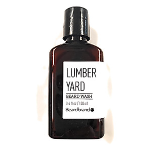 Beardbrand Beard Wash for Men [AS SEEN ON SHARK TANK] Anti Beard Dandruff & Deep Cleaning - Gentle Skin Cleanser and Face Wash with Sandalwood, Cedar Oil & Lumber Yard Scent - 3.4 fl oz