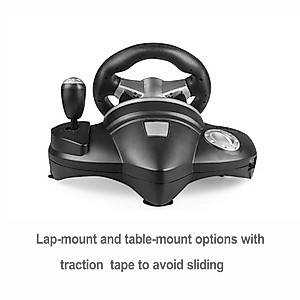 GAMEMON Racing Wheel Compatible With Xbox one Xbox360 PS4 PS3Nintendo Switch PC-USB Android With Gear and Pedal
