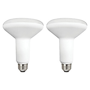 TCP L8BR30D1527K2 LED 65 Watt Equivalent Dimmable Light Bulbs, BR30 Shape, Floodlights, 2 Count (Pack of 1), Soft White (2700K)