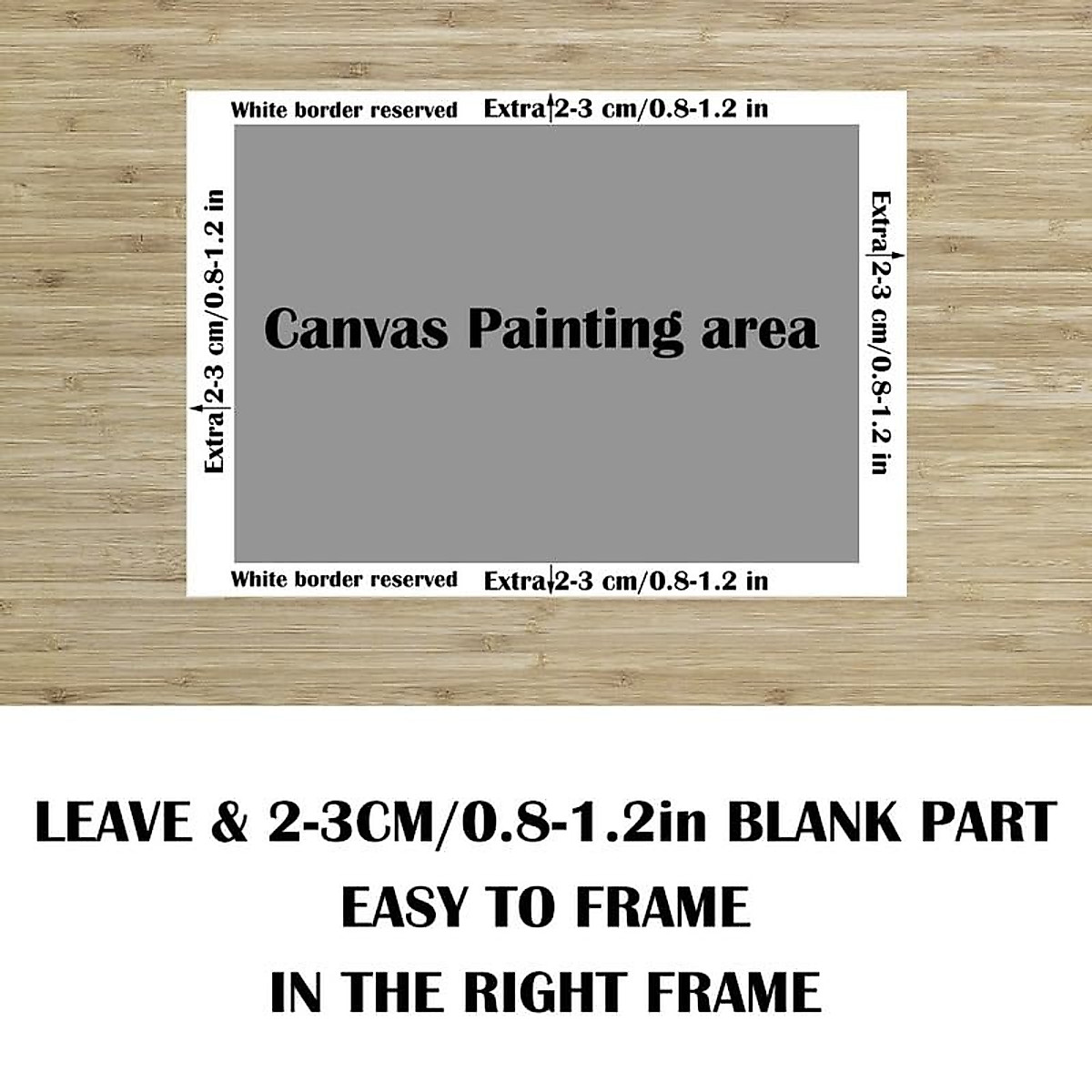 Hoomall Personalized Custom Canvas Prints, Custom Canvas Print with Your Photo, Crude Wood Photo Frame, Perfect for Home Decor, Gifts & Keepsakes, Variety of Sizes