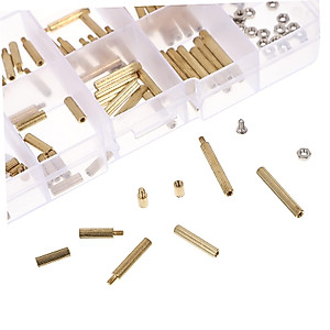 VILLCASE 480 Pcs Computer Screw PC Case Stand Deck Screws Miniature Kits Stand Offs Computer Screw Kit Ceiling Fan Screws Standoff for Circuit Board Motherboard Standoffs PCB Standoffs