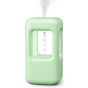 Humidifiers for Bedroom Baby Cool Mist Ultrasonic Humidifiers for Plants Indoor Humidificador Nursery Adults Kids Large Room Home Office Green