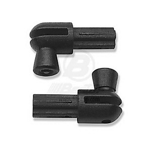 Bestop 51290-01 Black Quick-Release Bow Knuckle Set for Wrangler TJ and JK