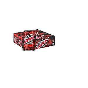 Mountain Dew Code Red Soda, Fridge Pack Bundle, 12 fl oz, 36 Cans