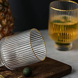 G bedside water carafe glass 1 pitcher 2 cups set for night time water decanter Carafe 59 oz Tumbler 12.5 oz night-stand table bedroom handy jug crystal clear vintage home office desk