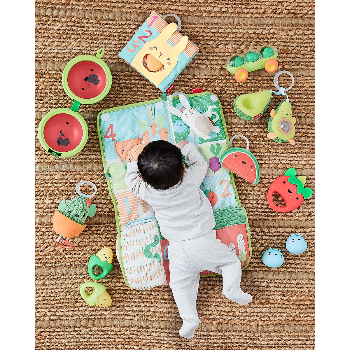 Skip Hop Baby Tummy Time Playmat, Farmstand