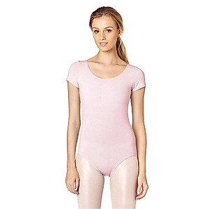 Capezio Women's Classic Short Sleeve Leotard,Pink,Small