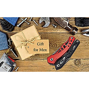 Multitool Bravedge Multi Tool Pliers, 12-in-1, Foldable, Pocket-size with Sheath, Gifts for Men and Women, Dad's choice, for Camping, Survival, Cycling, Hiking, Hunting, Stainless Steel