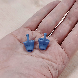 Flare Calmer Mini – Small Ear Plugs Alternative – Reduce Annoying Noises Without Blocking Sound – Soft Reusable Silicone - Purple