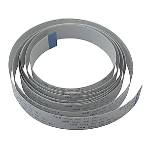 A1 FFCs - Long Flex Extension Cable for Raspberry Pi Camera - White 2m / 6.56ft