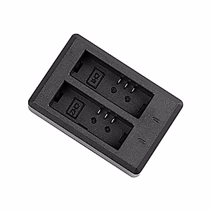 AKASO Brave 7 LE 2 x 1350mAh Rechargeable Action Camera Battery with USB Dual Charger