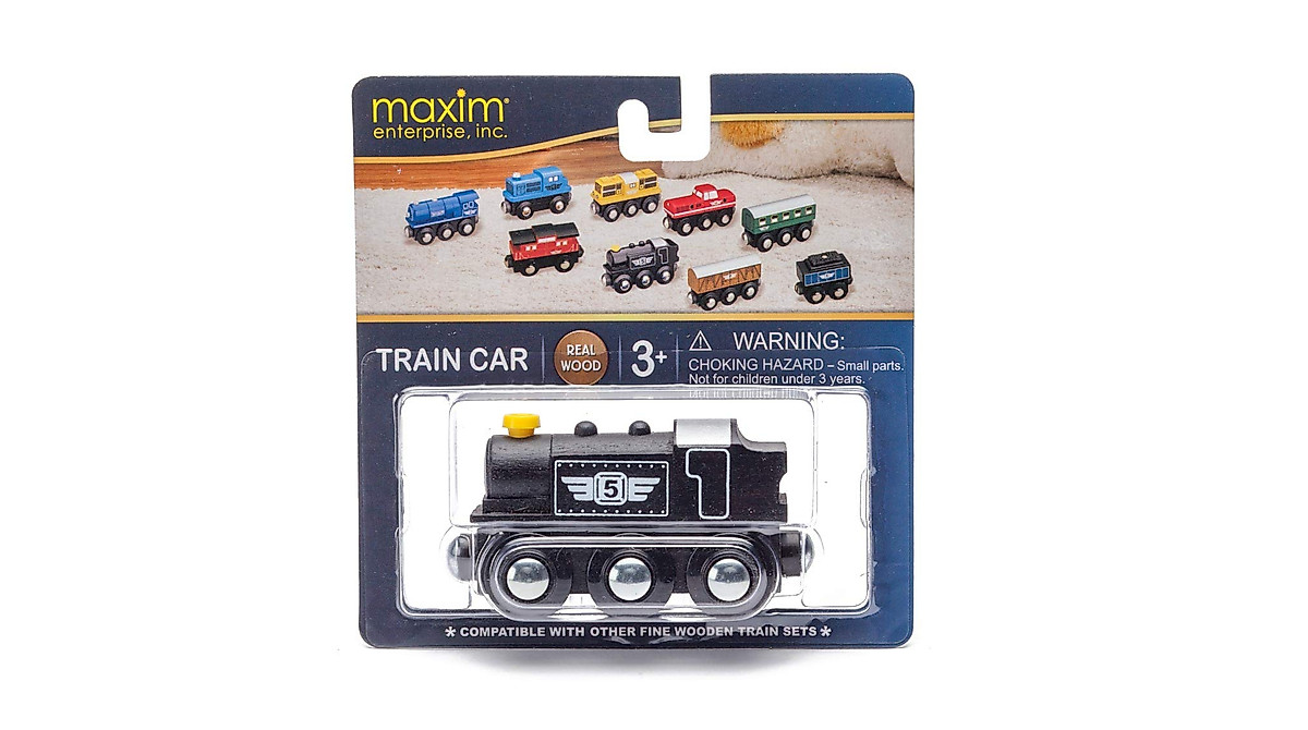 Maxim Wooden Steam Train Engine - Compatible & Durable