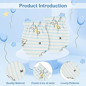 ONESING 16 Pairs Baby Mittens Newborn Mittens No Scratch 0-6 Months Warm Mittens for Newborn Baby Boys Girls