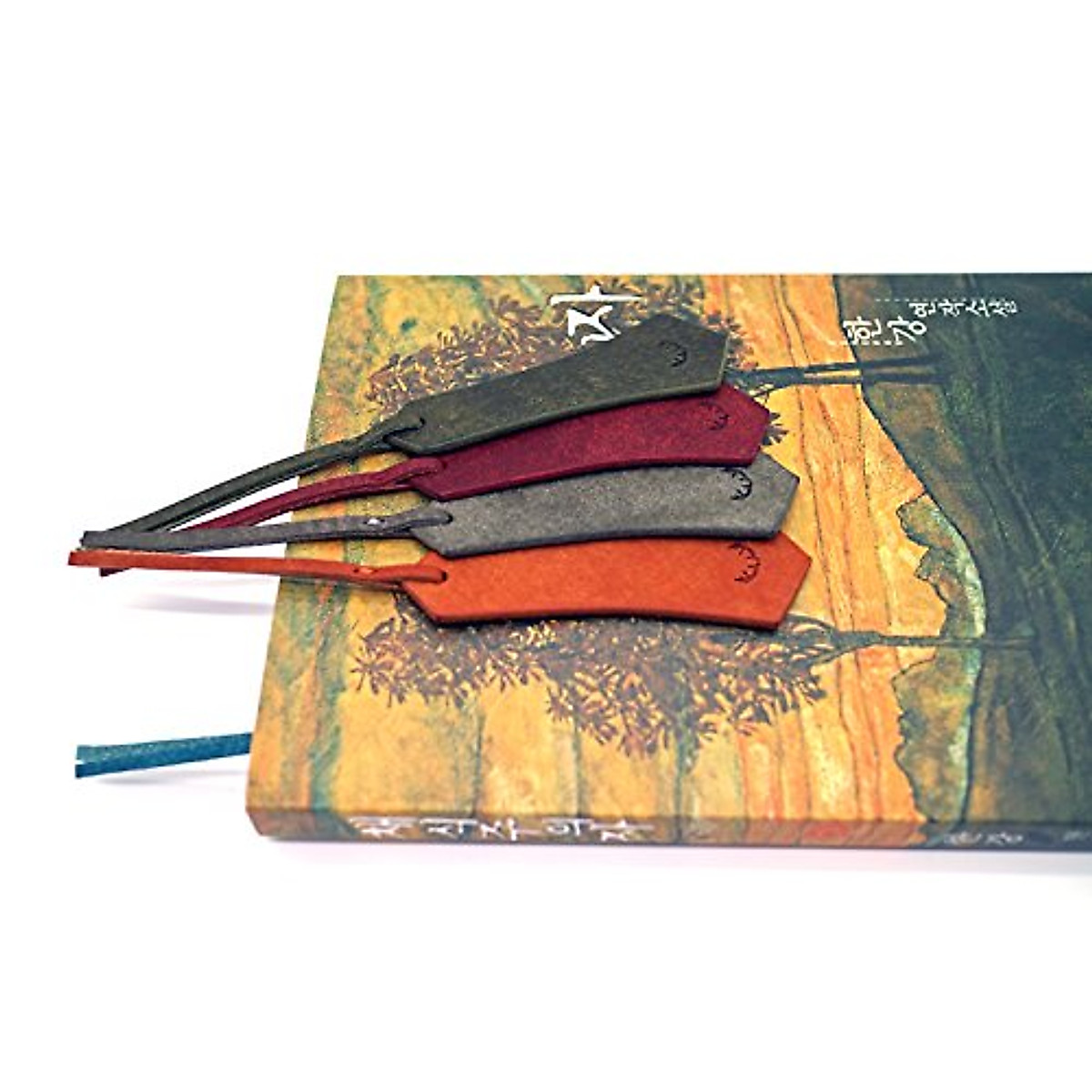 Ari Crafts Leather Bookmark, Hand Crafted Bookmark, Handmade Bookmark, Italian Leather Handmade Bookmark, Book Item 5 pcs (5 Colors)