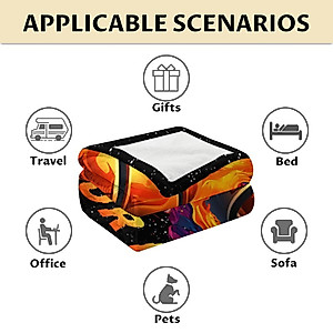 Personalized Basketball Blanket Gift with Name for Boys, Soft & Cozy Throw Blanket for Kids Teens, Custom 40 * 50 Inch Cool Fuzzy Throws for Sofa Couch