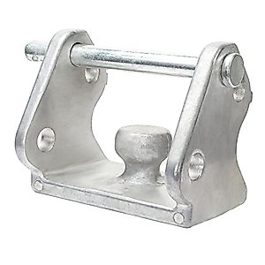 Trailer Hitch Lock, Trailer Lock with Pin, Aluminium Trailer Coupler Lock, Trailer Ball Lock Fits Over 2" to 2-5/16" Couplers, Heavy-Duty Trailer Tongue Lock, 1 Pack