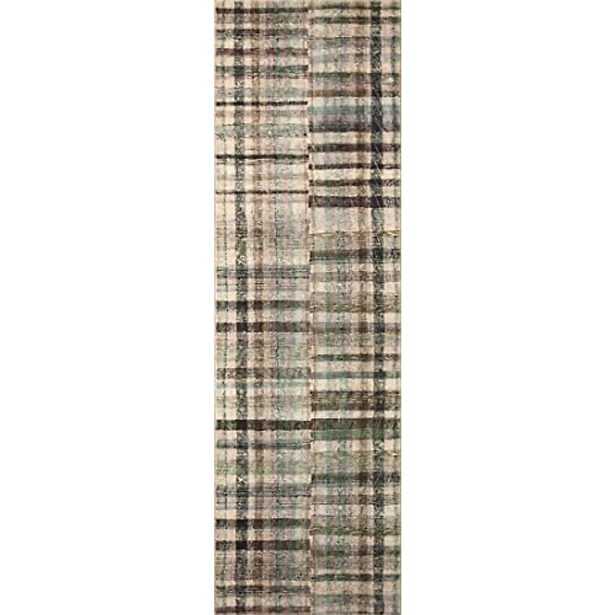 Loloi Chris Loves Julia Humphrey Collection HUM-03 Forest/Multi 7'-3'' x 9'-3'' .38" Pile Height, Area Rug feat. CloudPile