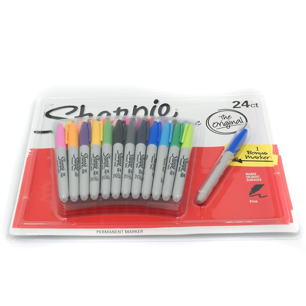Sharpie Mixed Colours Permanent Marker Pens 24 Pack + 1 Free Marker