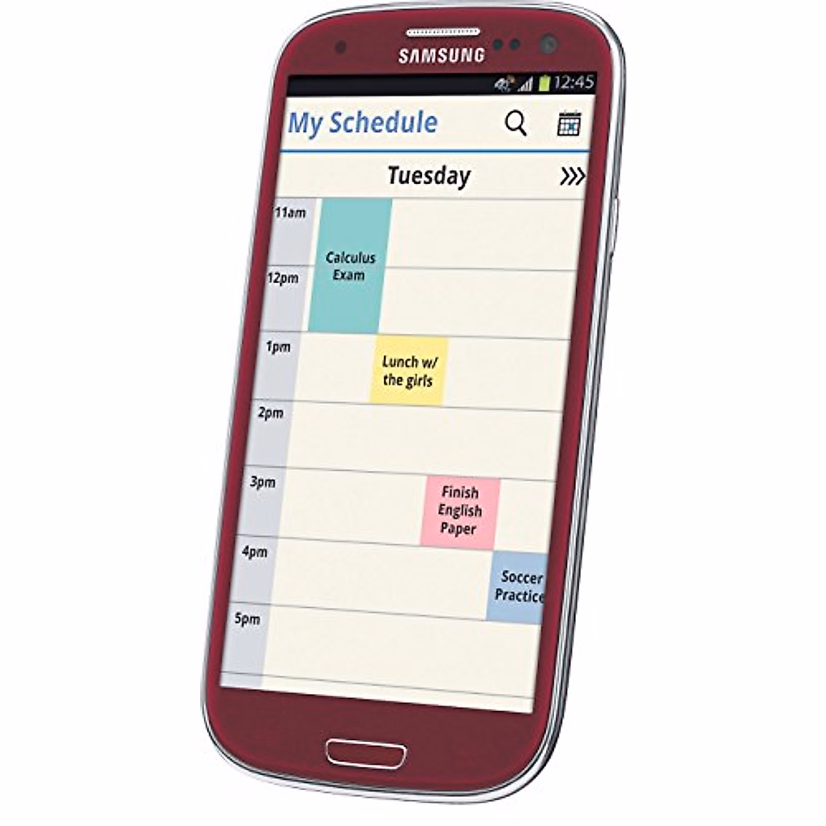 Samsung Galaxy S3 I747 16GB Unlocked GSM 4G LTE Android Smartphone - Red