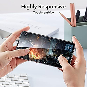 ESR for iPhone 14 Pro Screen Protector, Easy Installation Frame, Military-Grade Protection, Ultra Tough, Scratch Resistant, Tempered-Glass Screen Protector for iPhone 14 Pro, 3 Pack