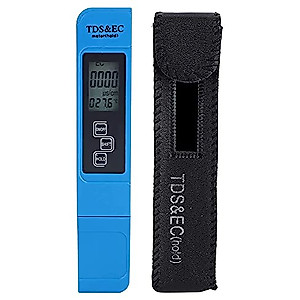 YUESFZ Precise Water Quality Tester Portable Pen Type Digital TDS EC Meter Electrical Conductivity Tester Water Quality Test Practical Water Quality Detector (Size : No Backlight)