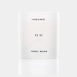 Lake & Skye 11 11 Scented Soy Candle - Lead-Free Cotton Candle Wick - Clean, Sheer, Uplifting