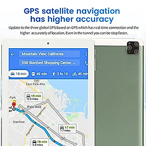 Pomya Tablet, 10 Inch IPS HD Screen Tablet for Android 11, 4GB RAM 256GB ROM PC Tablet Supports 3G Network, Octa Core CPU 6000mAh WiFi Tablet for Daily Life