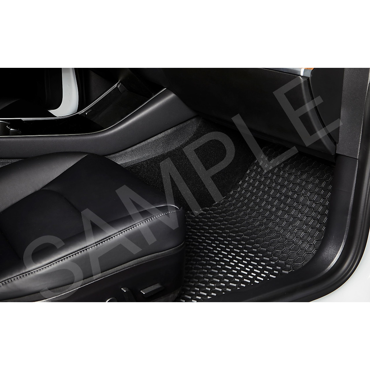 TOUGHPRO Floor Mats Accessories Set (Front Row + 2nd Row) Compatible with Ford Bronco Sport Carpeted Floor All Weather Heavy Duty (Made in USA) Black Rubber 2021 2022 2023 2024