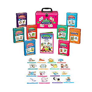 Super Duper Publications | Webber® Illustrated Phonology Eight Fun Decks Bundle | Communication and Language Processing Skills Flash Cards | Educational Learning Resource for Children