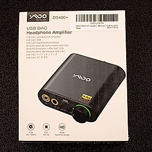 YMOO Portable Headphone Amp DAC, DSD512 and 768K/32Bit, 16Ω-600Ω/35mW/Hi-Res Hi-Fi Desktop DAC for PC Headphone Out/iPhone, 3.5mm/4.4 mm/Optical/Coaxial Output for Windows/Android/IOS/PS5/Home Audio