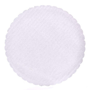 10" White Scalloped Edge Cake Boards, 6 ct