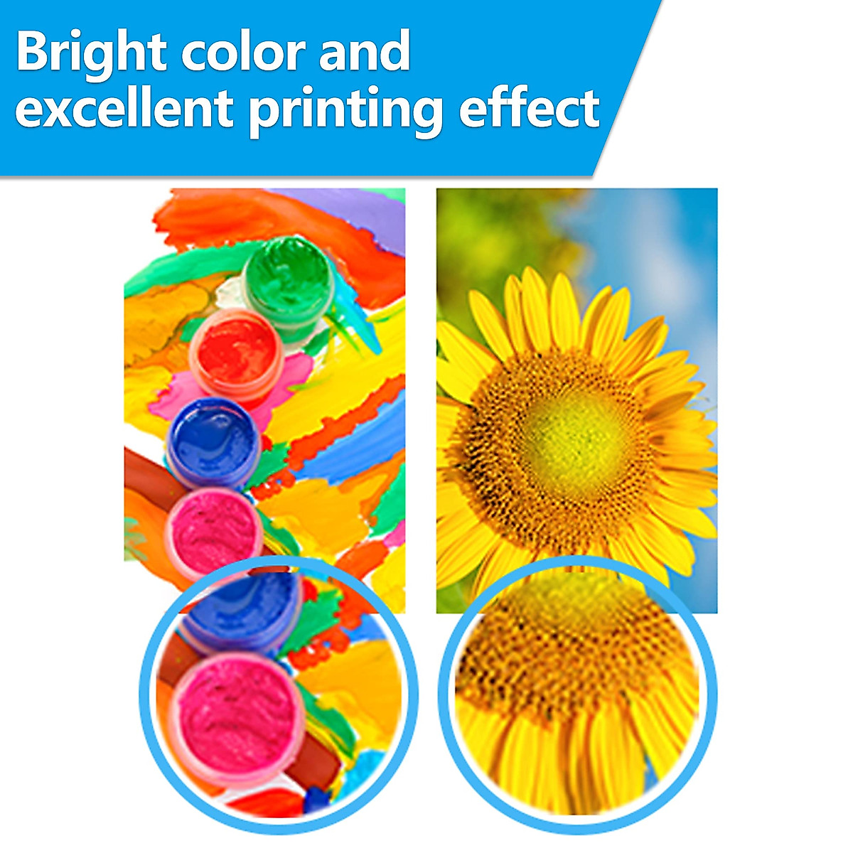 LCL Compatible Ink Bottle Replacement for Canon GI290 GI-290 G1200 G2200 G3200 G4200 G4210 (4-Pack Black Cyan Magenta Yellow)