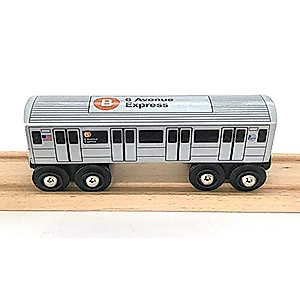 Munipals MP01-110B Wooden Subway B Train NYC MTA Sixth Avenue Express Bronx to Brighton Beach R68 Car