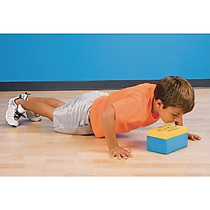 S&S Worldwide Foam Push-Up Block, 8" x 5" x 4-1/4IN