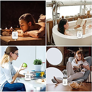 Scented Candles Gifts for Women, Lavender Scented Aromatherapy Candle for Women, Soy Wax Amber Jar Scented Candle, Great Birthday, Housewarming, Encouragement, Congratulation Gift for Female Friend