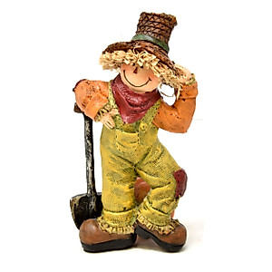 Gift Boutique Thanksgiving Fall Scarecrows Table Decor Figurines with Pumpkins Set of 3 Autumn Harvest Gifts Home Office Party Supplies Centerpiece