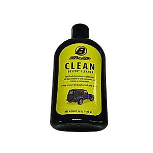 Bestop 1121100 Vinyl Fabric Cleaner, 16 oz single bottle - boxed