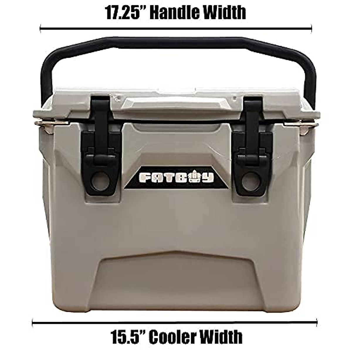 Fatboy 10QT Rotomolded Cooler Chest Ice Box Hard Lunch Box (Desert Camo)
