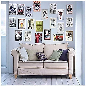 Pubertee Metal Signs A Cane Corso'S House Rules Signs Retro Aluminum Sign for Home Coffee Wall Decor 8x12 Inches