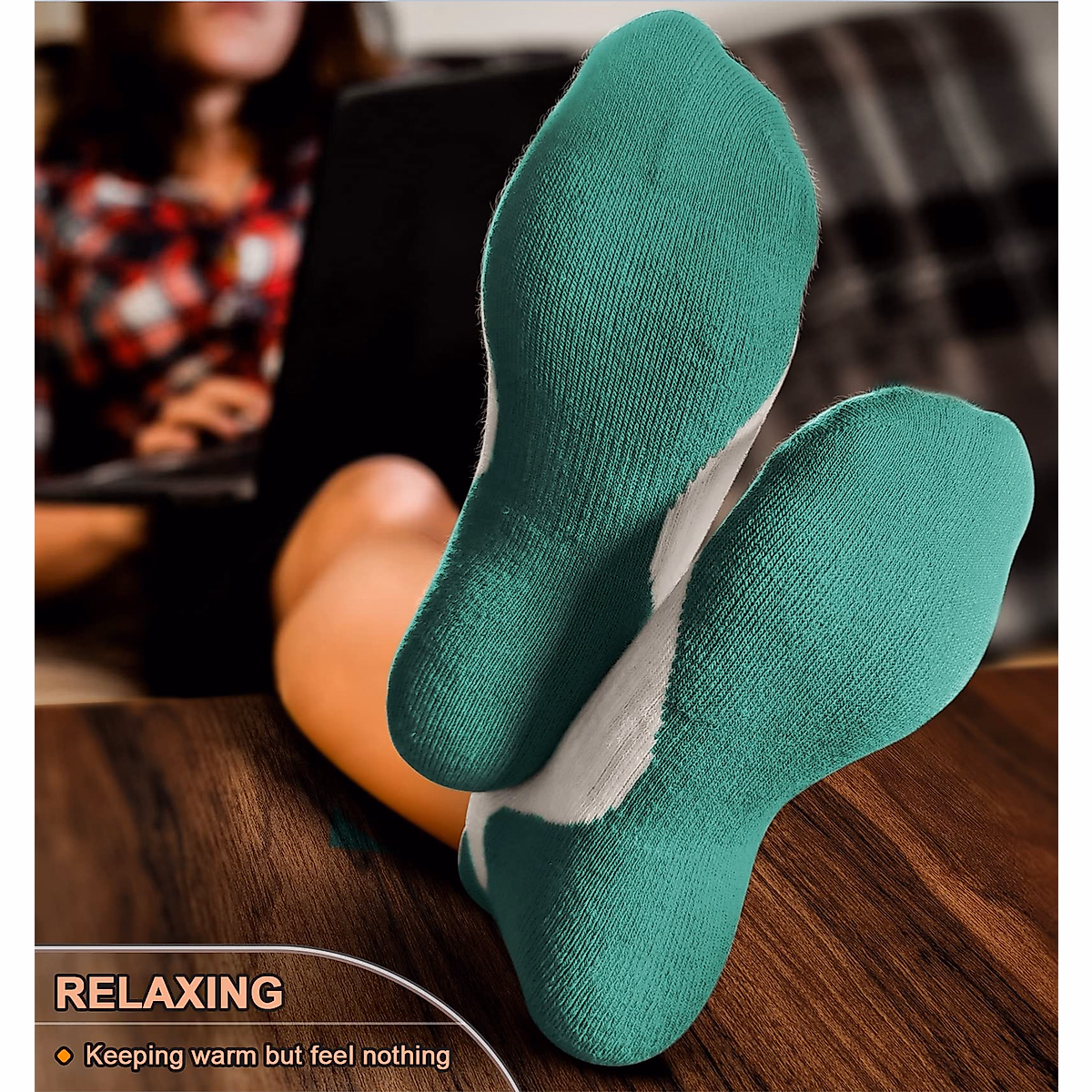 BULLIANT Socks For Women 6Pairs-Womens Athletic Ankle Socks No Show Cushioned for Walking Running-Compression Arch Support(6Pairs,Shoes Size:Women 6-8)