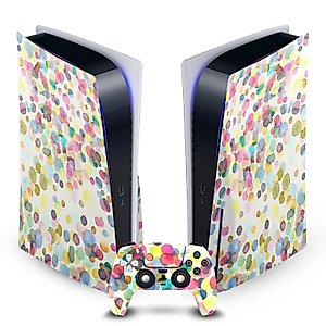 Head Case Designs Officially Licensed Ninola Dots Art Mix Vinyl Faceplate Sticker Gaming Skin Decal Cover Compatible With Sony PlayStation 5 PS5 Disc Edition Console & DualSense Controller