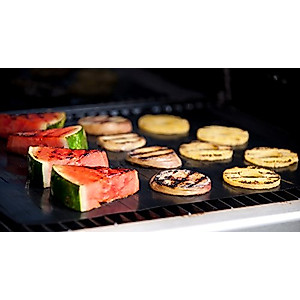 COOKINA Barbecue Reusable and Non-Stick Grilling Sheet, 1 EA, Black