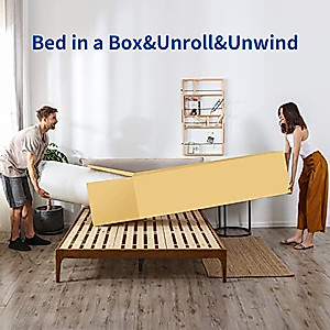 Opoiar King Mattress, 10 Inch Memory Foam Hybrid Spring Mattress in a Box King Size, Medium Firm Cooling Gel Infused Innerspring Mattress Made in USA,Pressure Relieving, Breathable Cover,CertiPUR-US