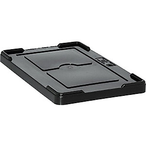 Quantum Storage Systems Divadable COV92000CO Cover for Dividable Grid Container DG92035, DG92080 and DG92060, Black Conductive, 4-Pack, 4 Count