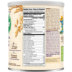 Nestle Nestum Infant Cereal, Oat, Rice & Prune, Made for Infants 6 Months, 9.5 Ounce Canister (Pack of 1)