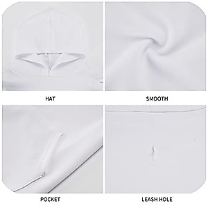 Medical Thermometer Nurse Hat Dog Hoodies for Medium Large Dogs Costume Pet Coat Pullover