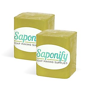 Saponify - 2Lb Hemp Seed Oil Melt and Pour Soap Base, Natural Skin-Enhancing Hemp Oil Soap Base, Easy to Use Glycerin Soap Base for DIY Soap Making