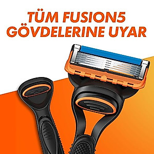 Gillette Fusion5 Razor Blades for Men with 5 Anti-Friction Blades for A Shave You Barely Feel