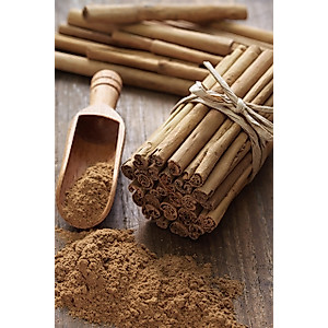 FGO Organic Ceylon Cinnamon Powder, 100% Raw from Sri Lanka, 16oz, Packaging May Vary (Pack of 1)