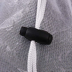 Laundry Wash Bag For Washing Machine, Fine Coarse Mesh Net Drawstring Thickened Garment Pouch